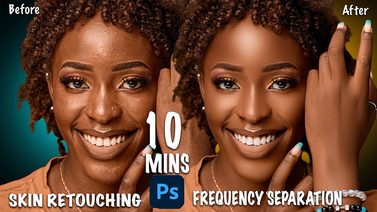 How To Smooth Skin In 10 Minutes Using Frequency Separation In ...