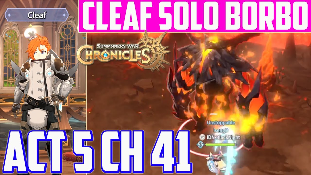 CLEAF SOLO FINAL BOSS BORBO ACT 5 Ch 41 | SW Chronicles - YouTube