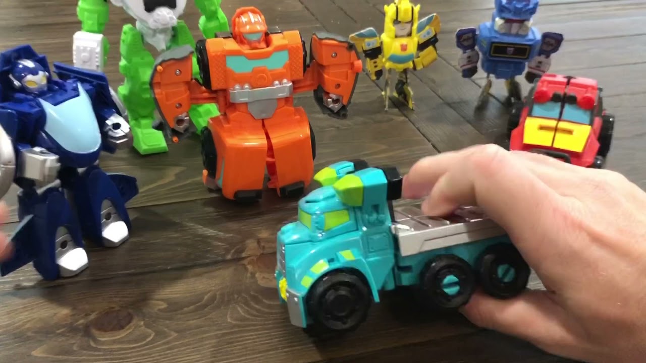 New Transformers Rescue Bots Academy 1 step Students Toys 4 pack! Hot ...