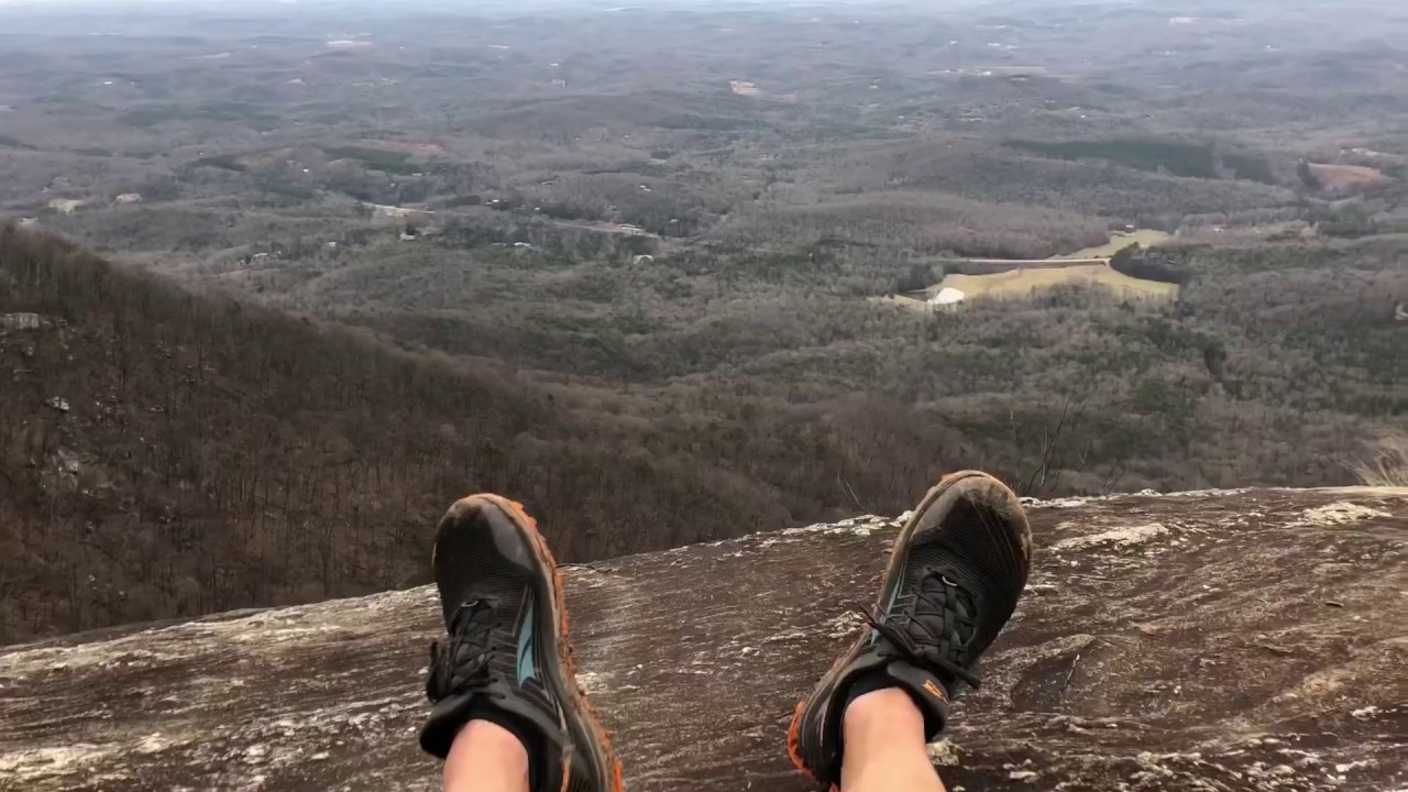 Stunning views from Table Rock, SC summit in winter! - YouTube