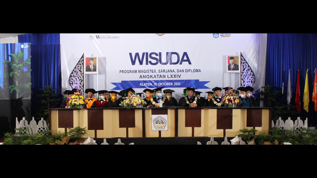 Wisuda UNWIDHA Angkatan 74 Tahun 2022 - YouTube