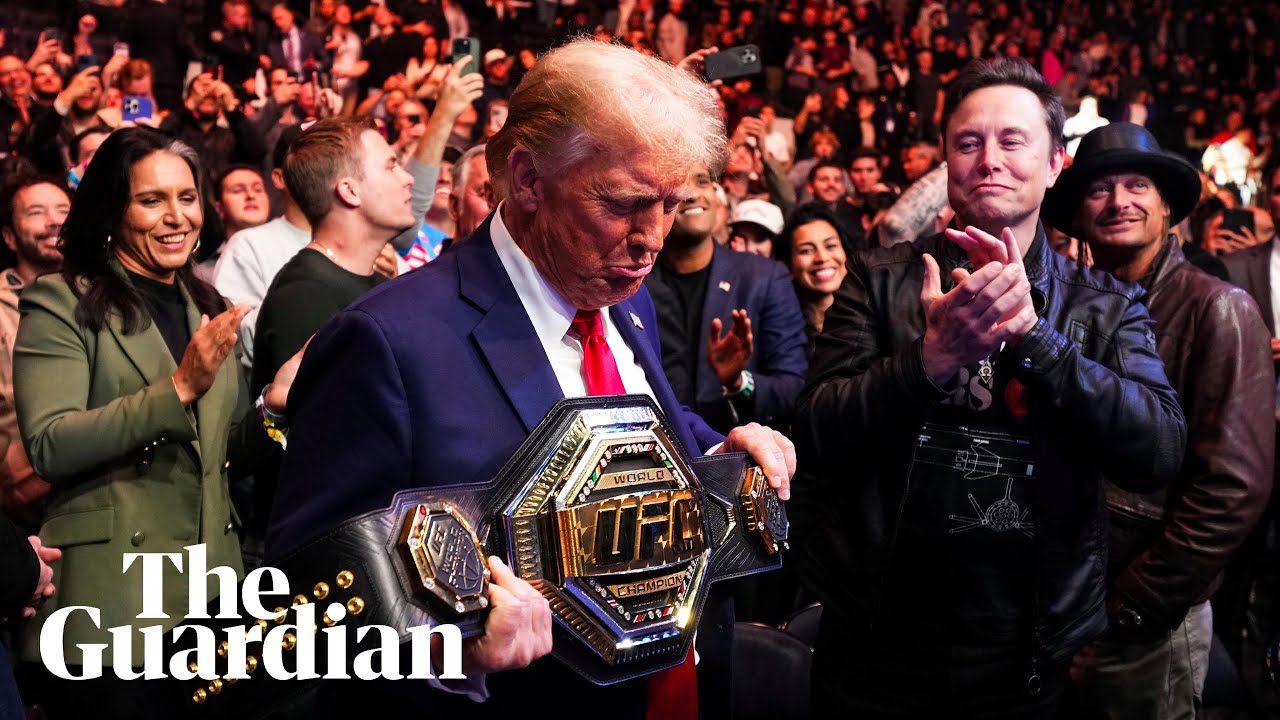 Donald Trump attends UFC match with key allies Musk, Rogan, and RFK Jr ...