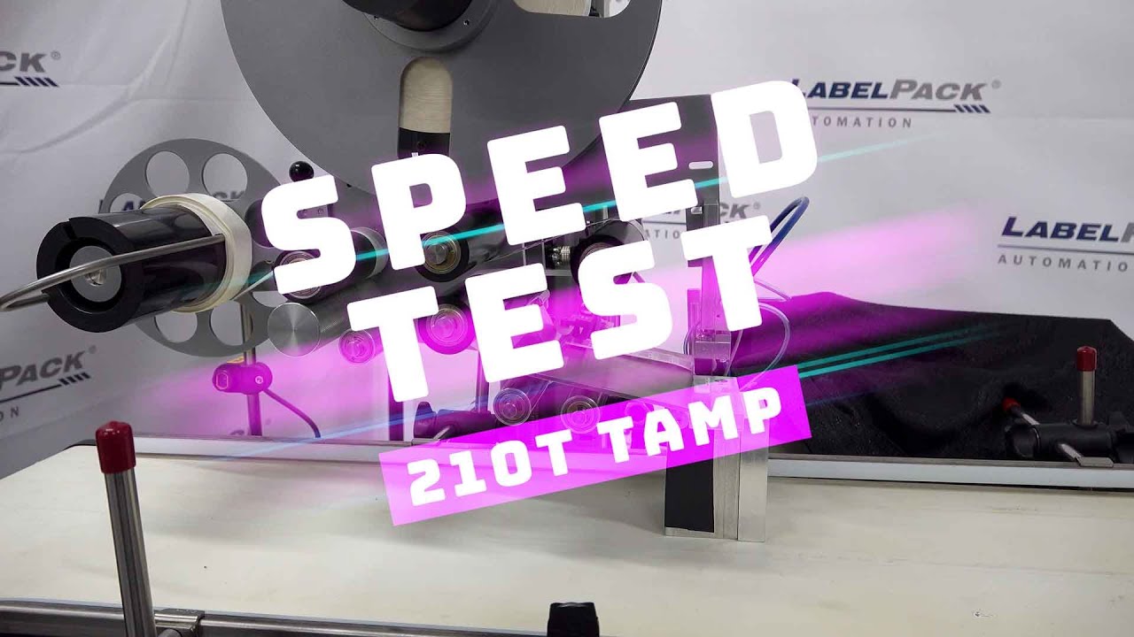 LabelPack Automation - Tamp Speed Test - YouTube