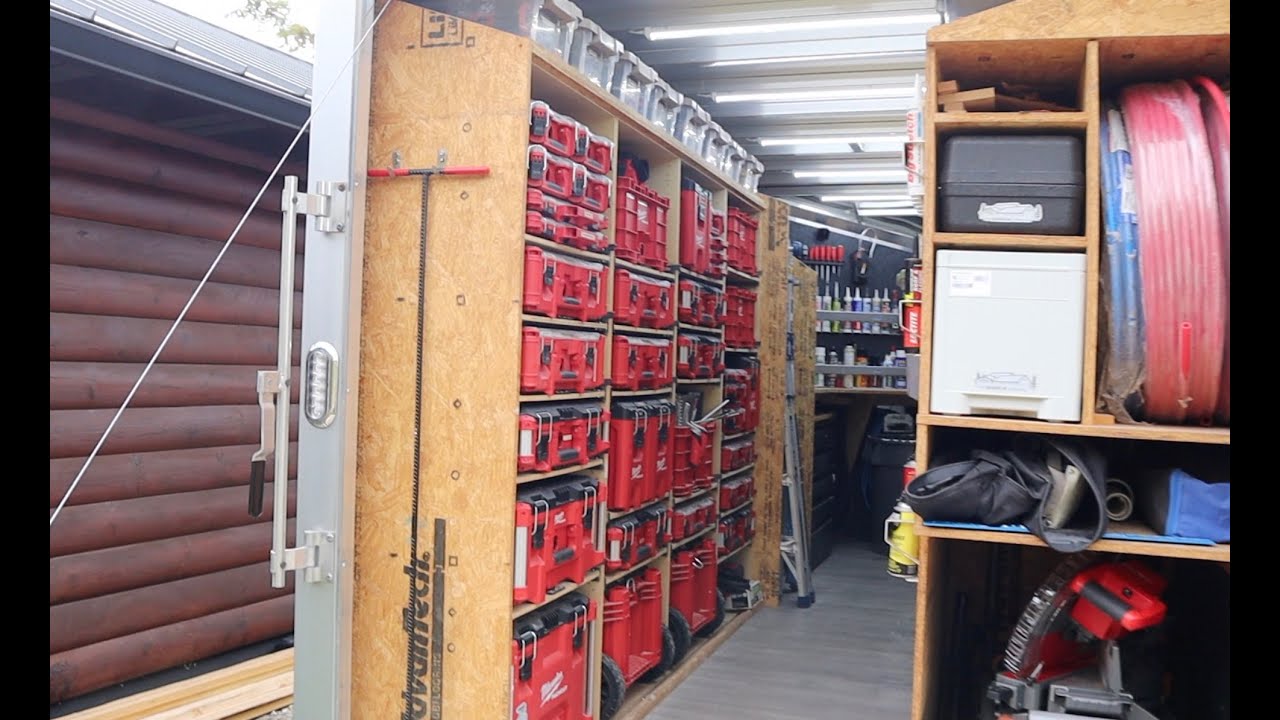 The Most Organized Tool Trailer You Have Ever Seen! - YouTube