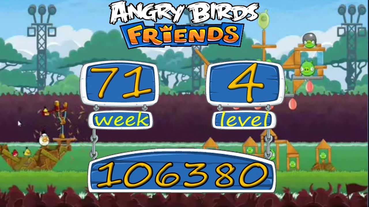 Angry Birds Friends Tournament Week 71 Leve 4 High Score 106 K Angry ...