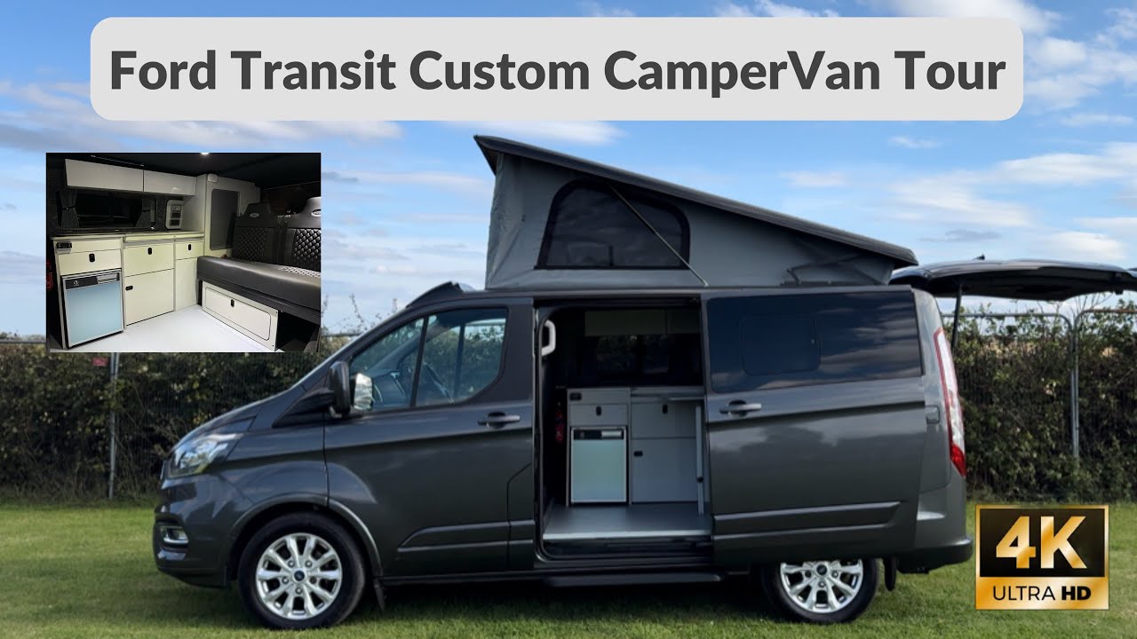 Ford Transit Custom Camper Van Tour - Fully Loaded Campervan Conversion ...