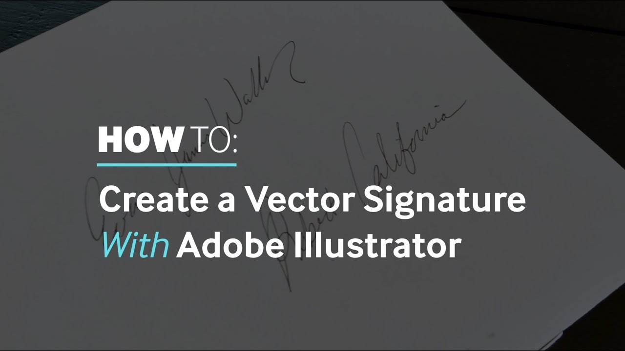 HOW TO Convert A Signature To A Vector In Illustrator YouTube how-to-convert-a-signature-to-a-vector-in-illustrator-youtube