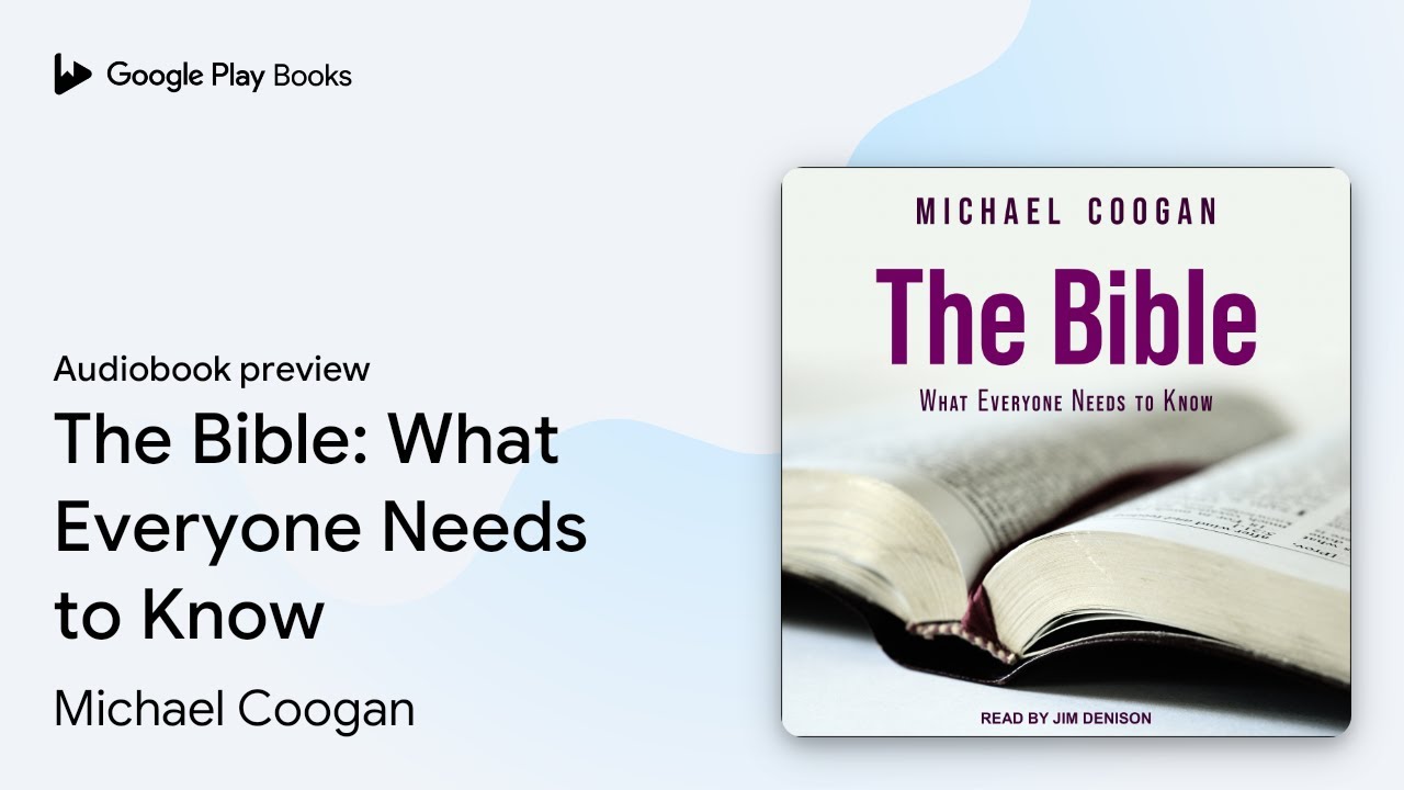 The Bible: What Everyone Needs to Know by Michael Coogan · Audiobook ...