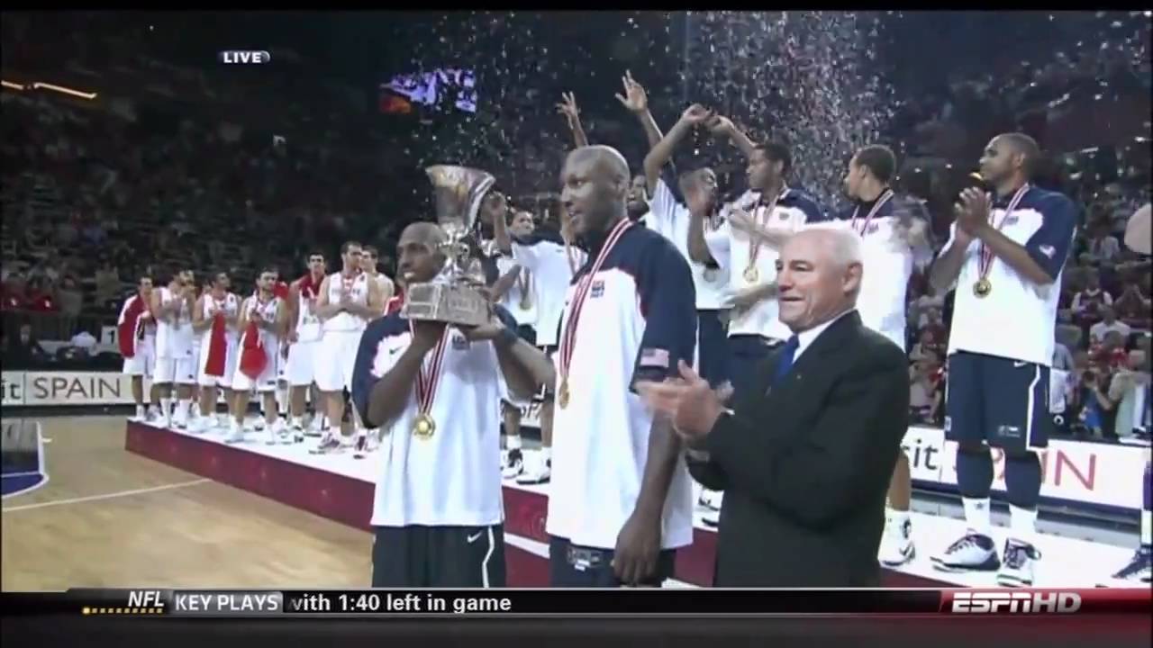 FIBA World Championship Team USA vs Turkey Gold Medal Trophy ...