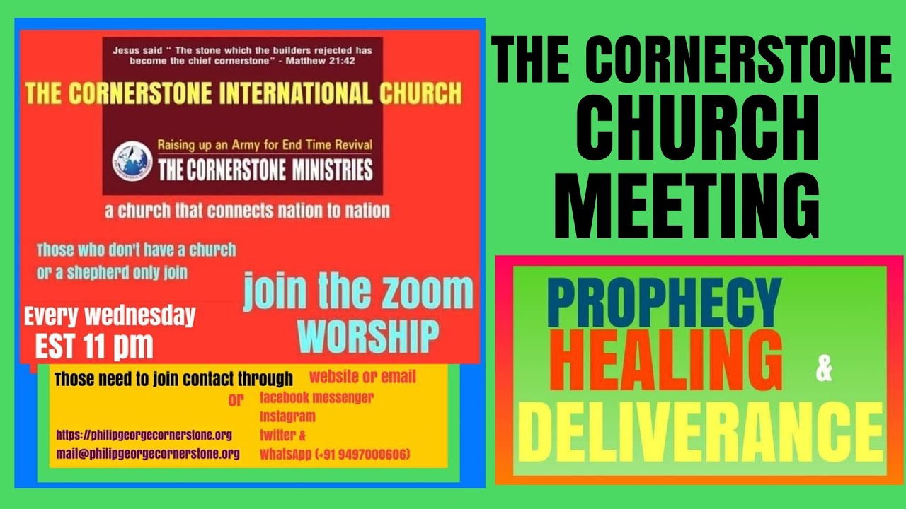 THE CORNERSTONE CHURCH MEETING - 47 - YouTube