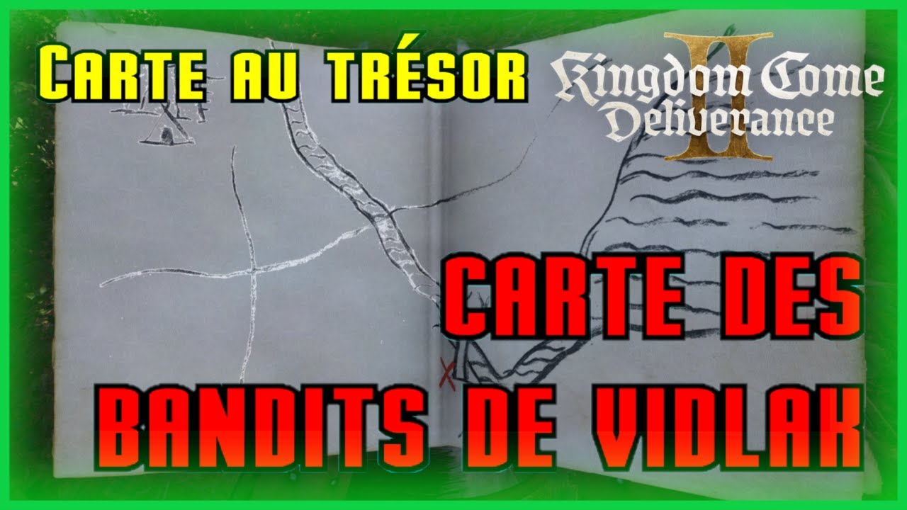 Carte des bandits de Vidlak / Vidlak Bandit's Map - Carte au trésor ...