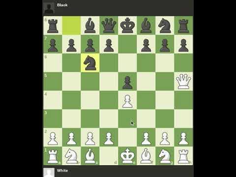 How to win a chess game in just four moves #chess #chessgame #chesscom #chessopenings #checkmate ...