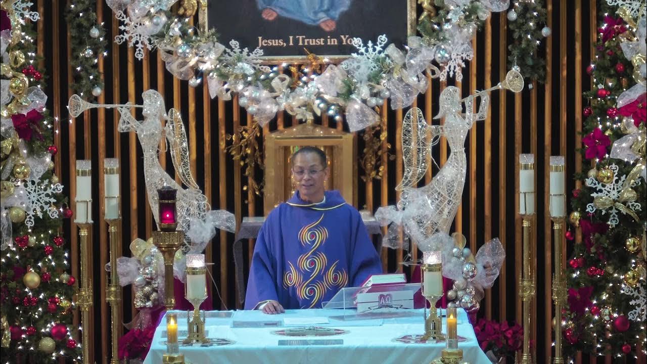 " Simbang Gabi" Novena Mass, 12/17/2024, Divine Mercy Parish, Rahway NJ - YouTube