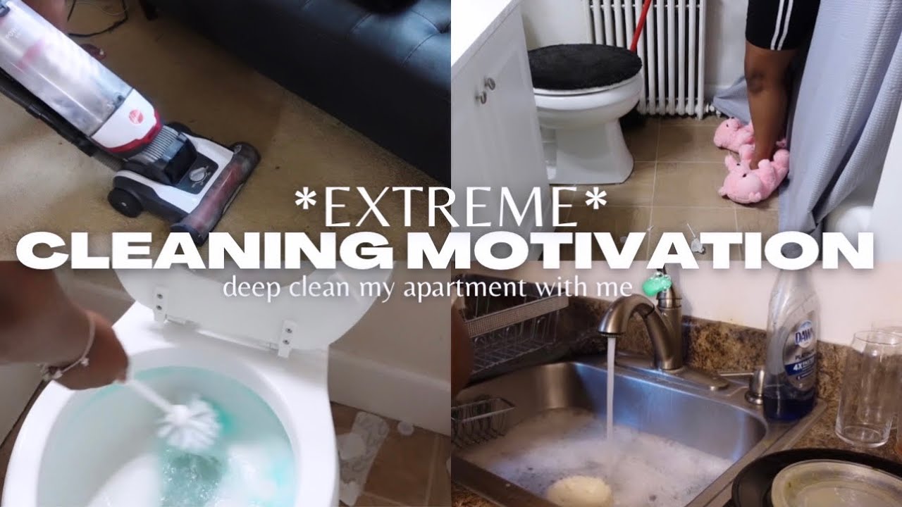 CLEAN MY APARTMENT WITH ME | EXTREME CLEANING MOTIVATION 2023 | BLACK ...