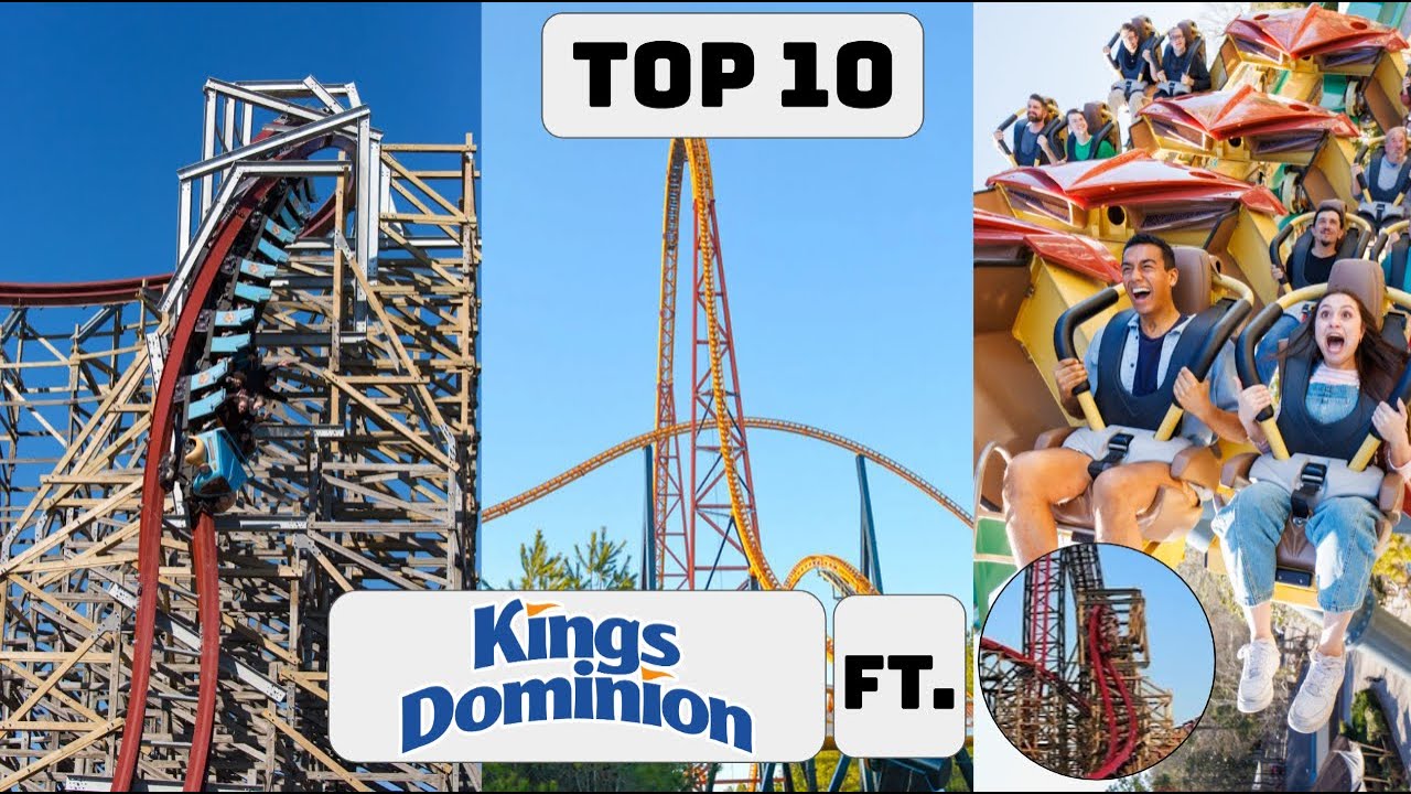 Top 10 Fastest Roller Coasters at Kings Dominion (ft. @Coaster-Guy-12 ...
