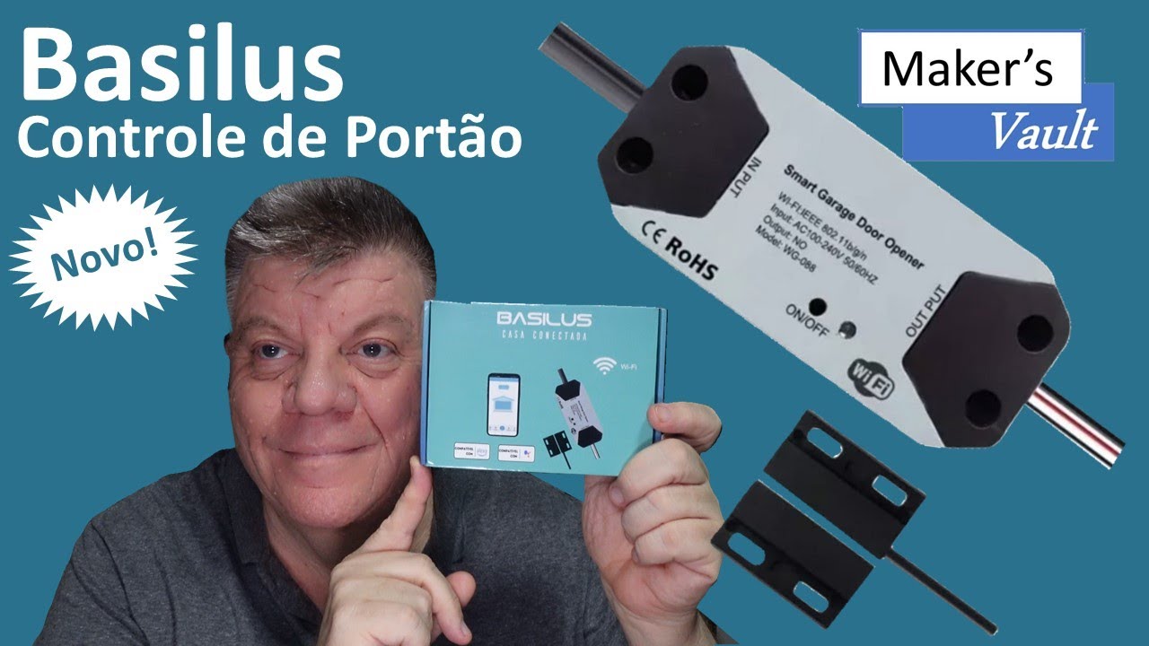Basilus Controle de Portão Wi-Fi: Automação simplificada - YouTube