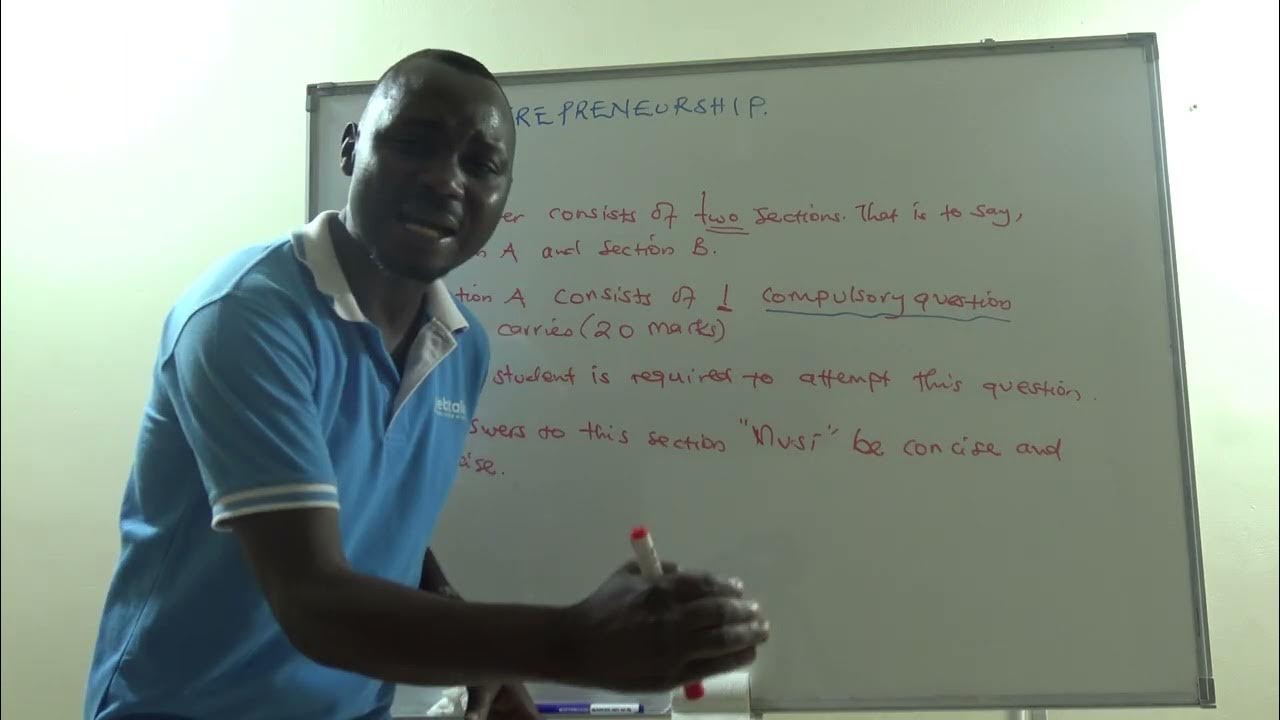 INTRODUCTION TO ENT PAPER 1 EXAMINATION FORMAT - YouTube