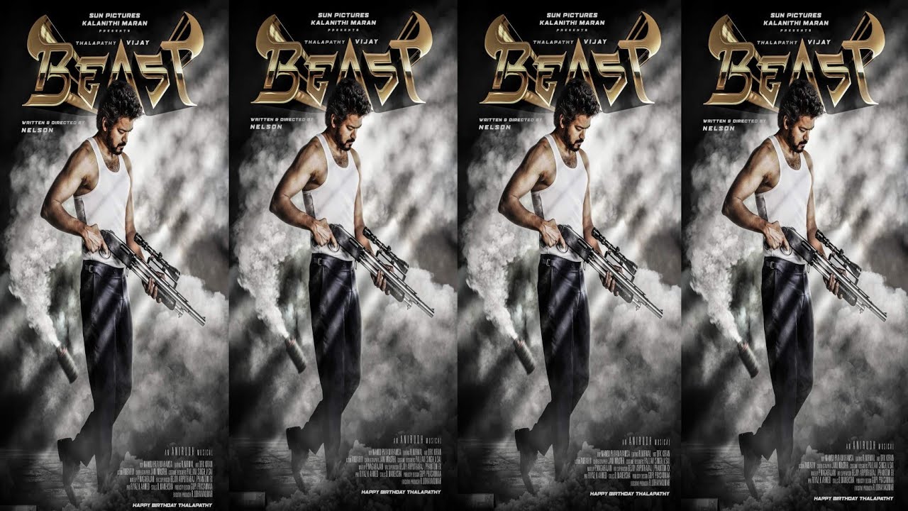 VIJAY 65 FIRST LOOK TODAY 6 PM RELEASES | BEAST | thalapathy fans ...