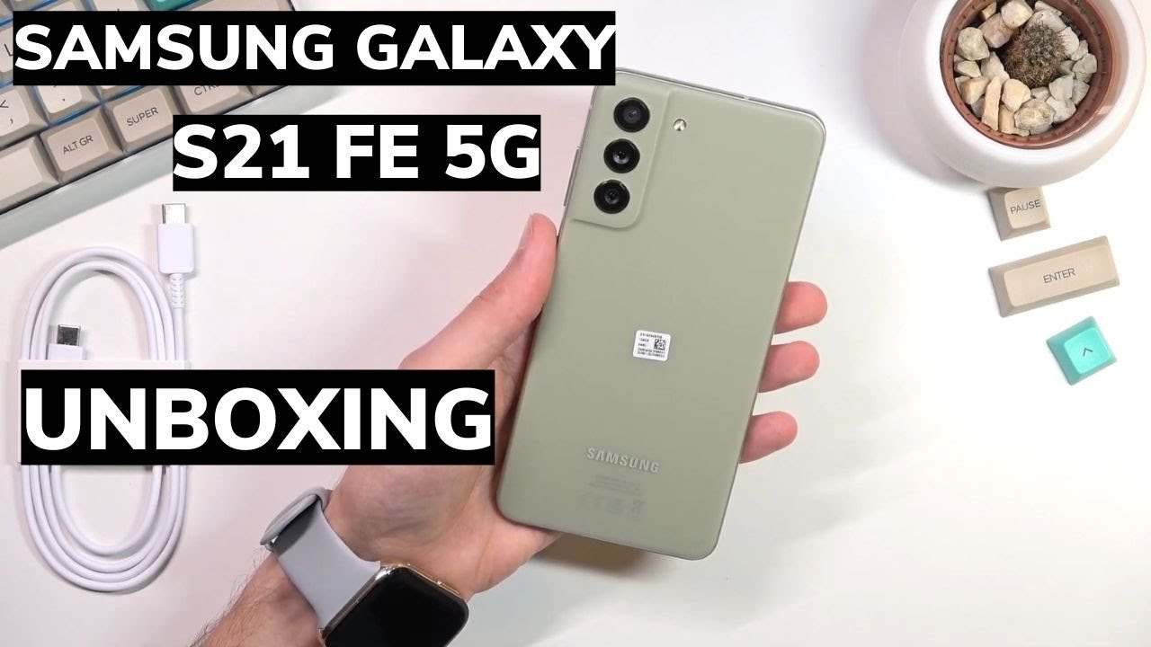 SAMSUNG GALAXY S21 FE 5G Unboxing & Overview | Specs, Box Accessories ...