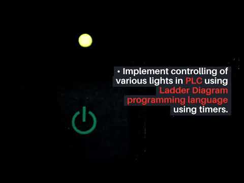 PLC Program to control lights in sequence - YouTube
