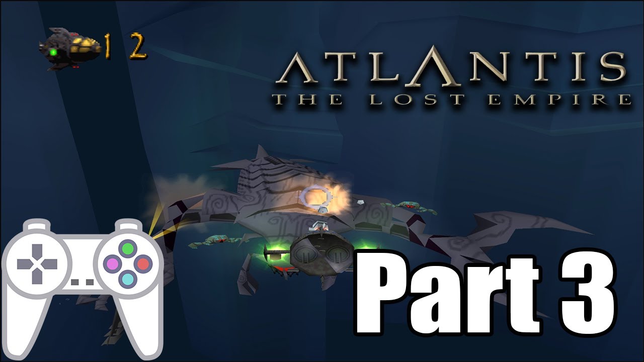 Disney's Atlantis The Lost Empire PS1 Walkthrough Leviathan Attack Part ...