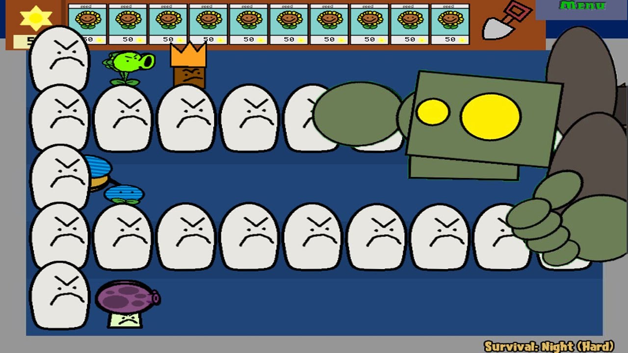 Repeater X Snow pea X Gatling pea vs 999 Gargantuar - Plants vs Zombies ...