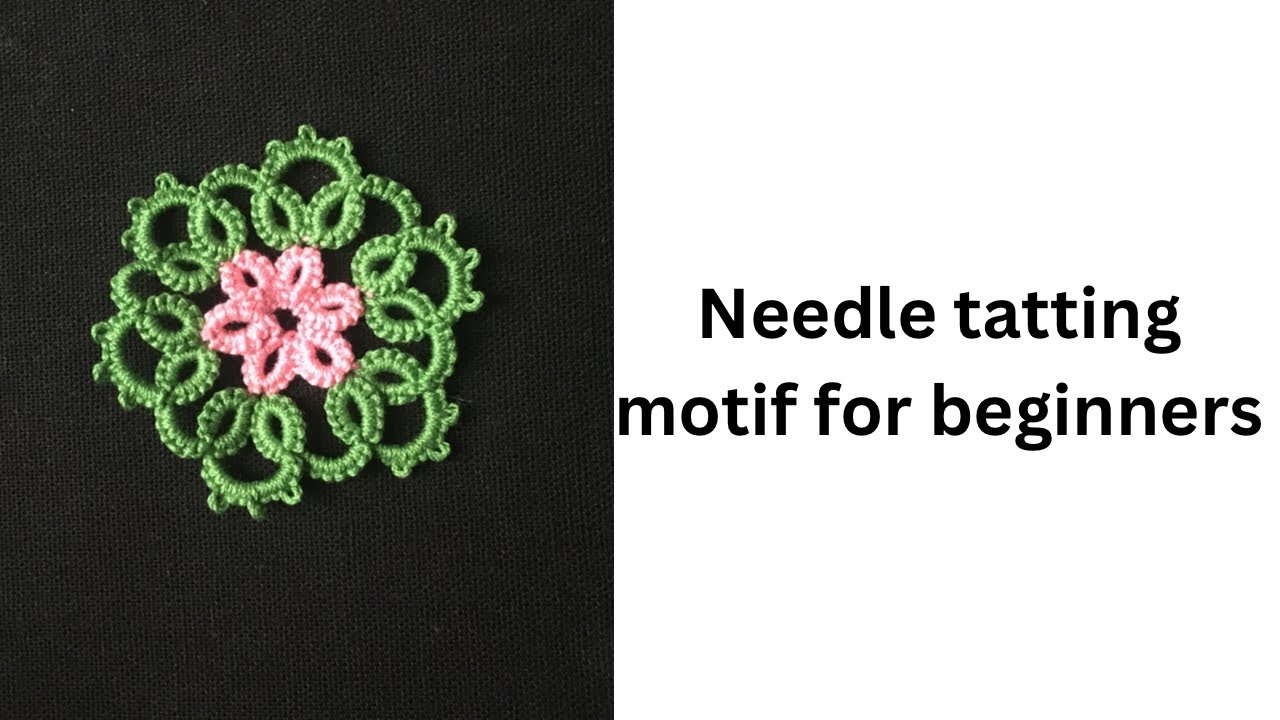 #Needletatting#tatting basic motif for begginers - YouTube
