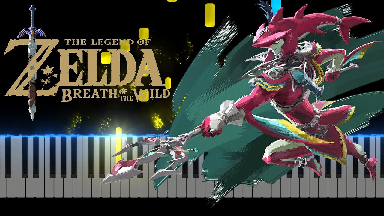 Sidon's Theme - Zelda: Breath of the Wild - [Piano Tutorial] Synthesia ...