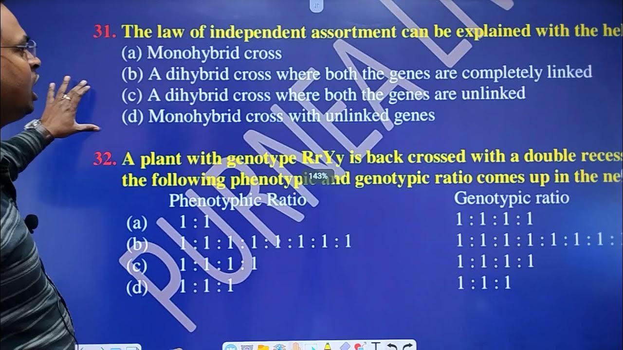 12th/NEET| BOTANY | PRINCIPLES OF INHERITANCE AND VARIATION | PYQs | 22.02.2025 | - YouTube