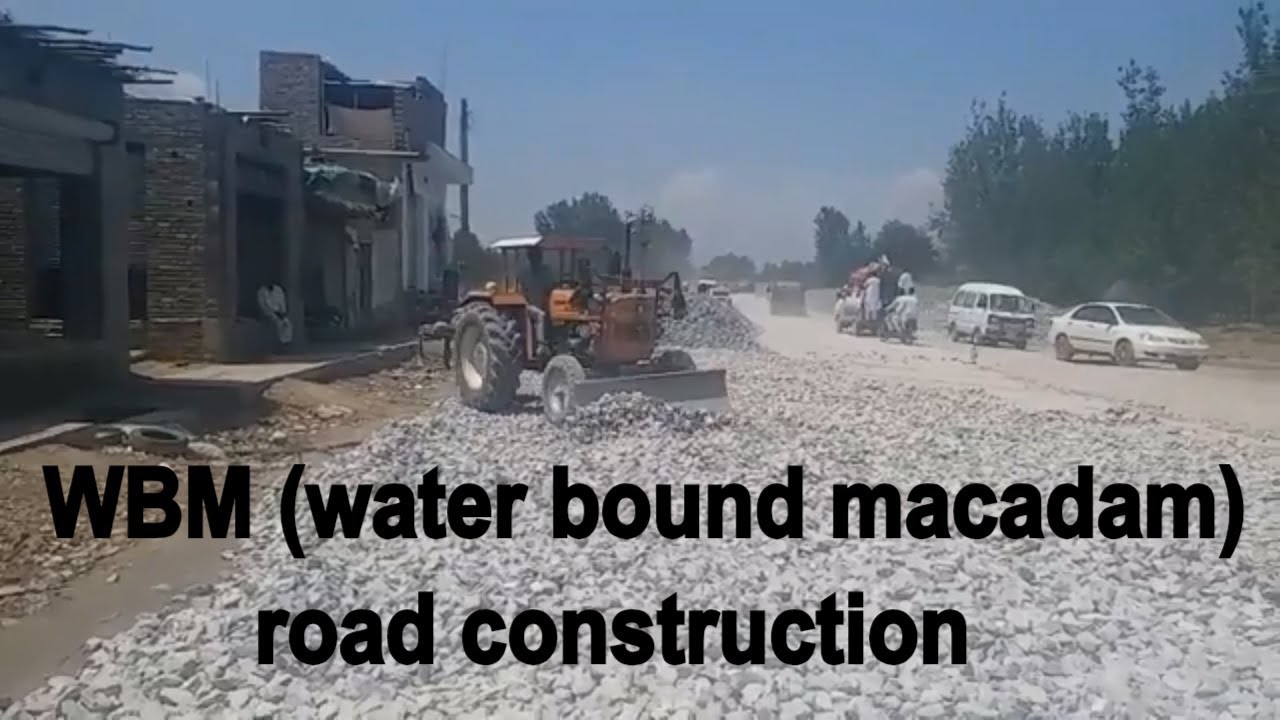 WBM Water Bound Macadam Road Construction Procedure Video Pwd Civil