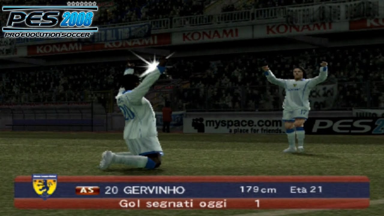 PES 2008 (PS2) - EP.28 24° Giornata / Semifinale Ritorno Coppa D1 ...