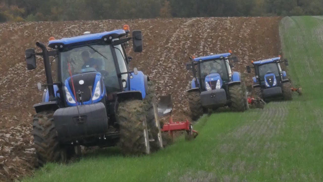 🇫🇷Labour d'Hiver 2022 100% Bleu ! [ T7.215 S, T6.180 et T7.250 ] 🔵 ...