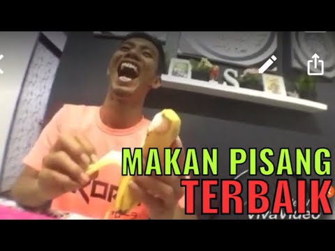 Cara makan pisang + gelak hantu🤣😆😎