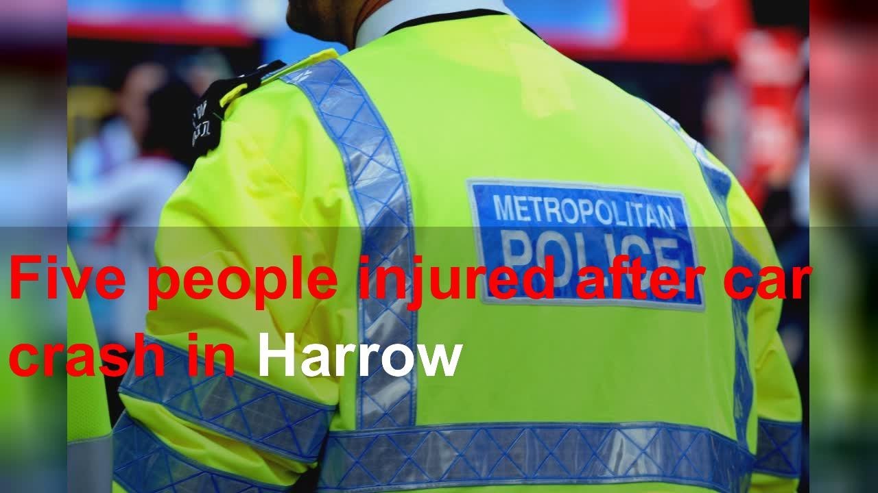 Five people injured after car crash in Harrow - YouTube