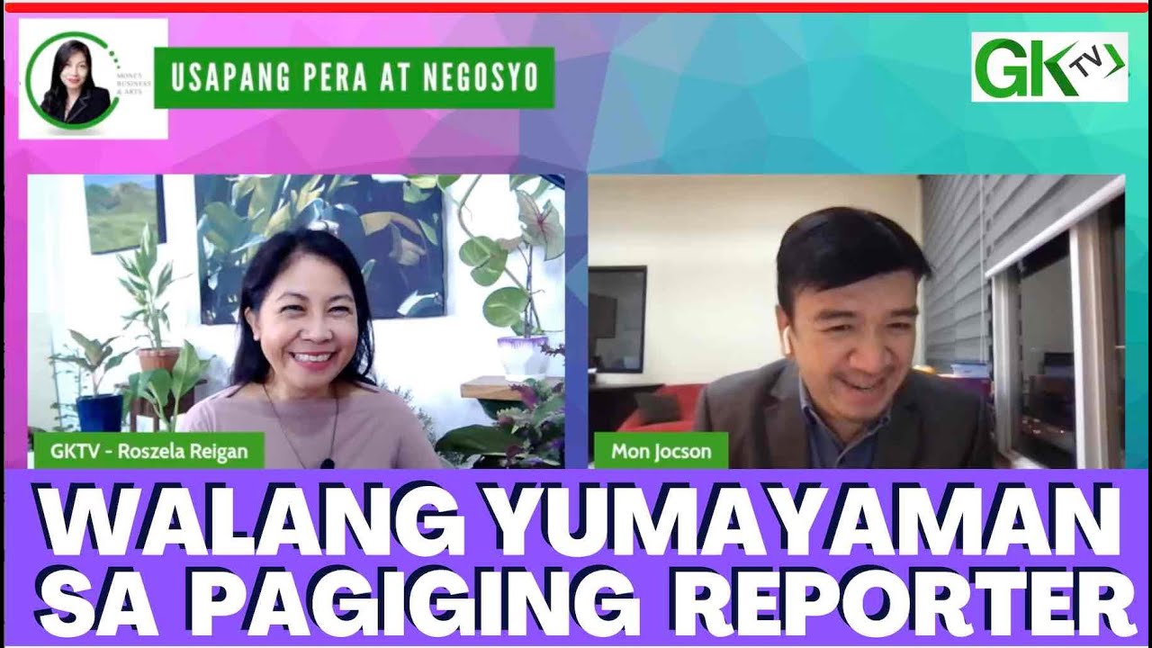 WALANG YUMAYAMAN SA PAGIGING REPORTER w/ Mon Jocson - YouTube