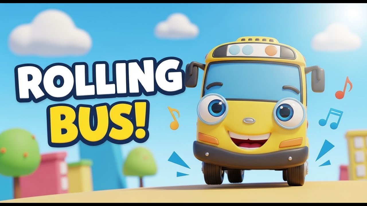 (NEW RELEASE ) ROLLING ROLLING BUS /Nursery Rhyme for Toddlers / 2026 ...