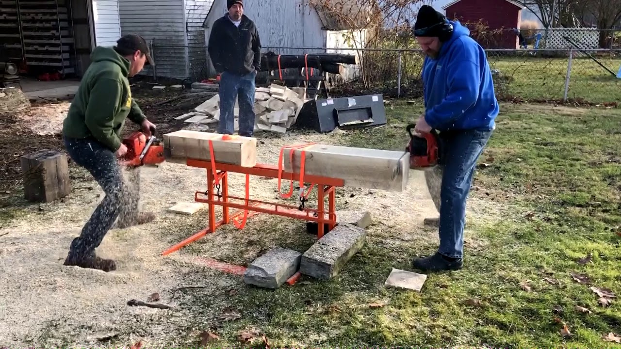 Husqvarna 365 special race saw shootout part one Cold Start - YouTube