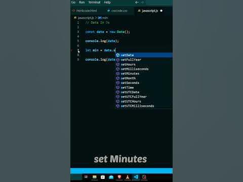 Set Time In JavaScript || How To Set Time In JavaScript #javascript #shorts #alanwalker #coding ...