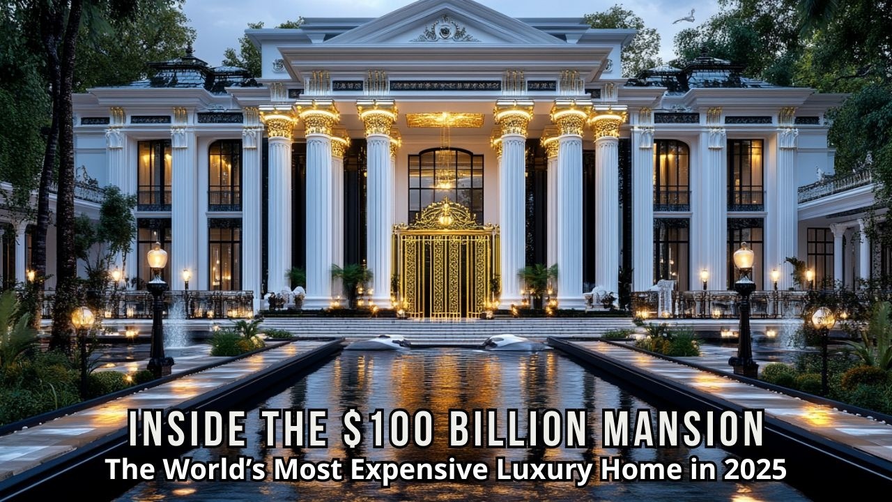 Inside the $100 Billion Mansion: The World’s Most Expensive Luxury Home in 2025! - YouTube
