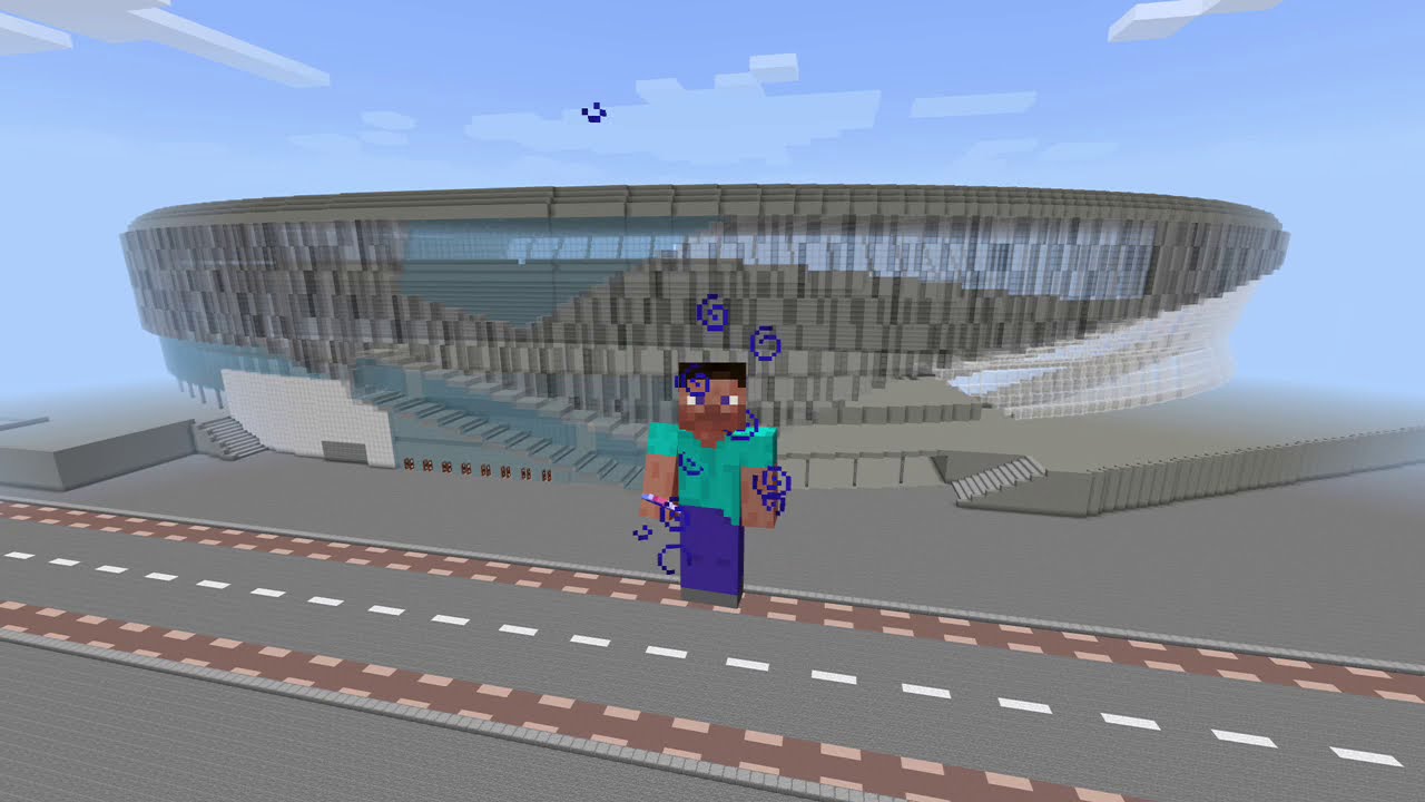 Minecraft Tottenham hotspur stadium. Tottenham FC (built by ...