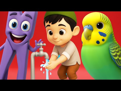 Abdest Zamanı Şimdi 💧 - Abdest Şarkısı - 🌙 En Sevilen İslami Çocuk Şarkıları