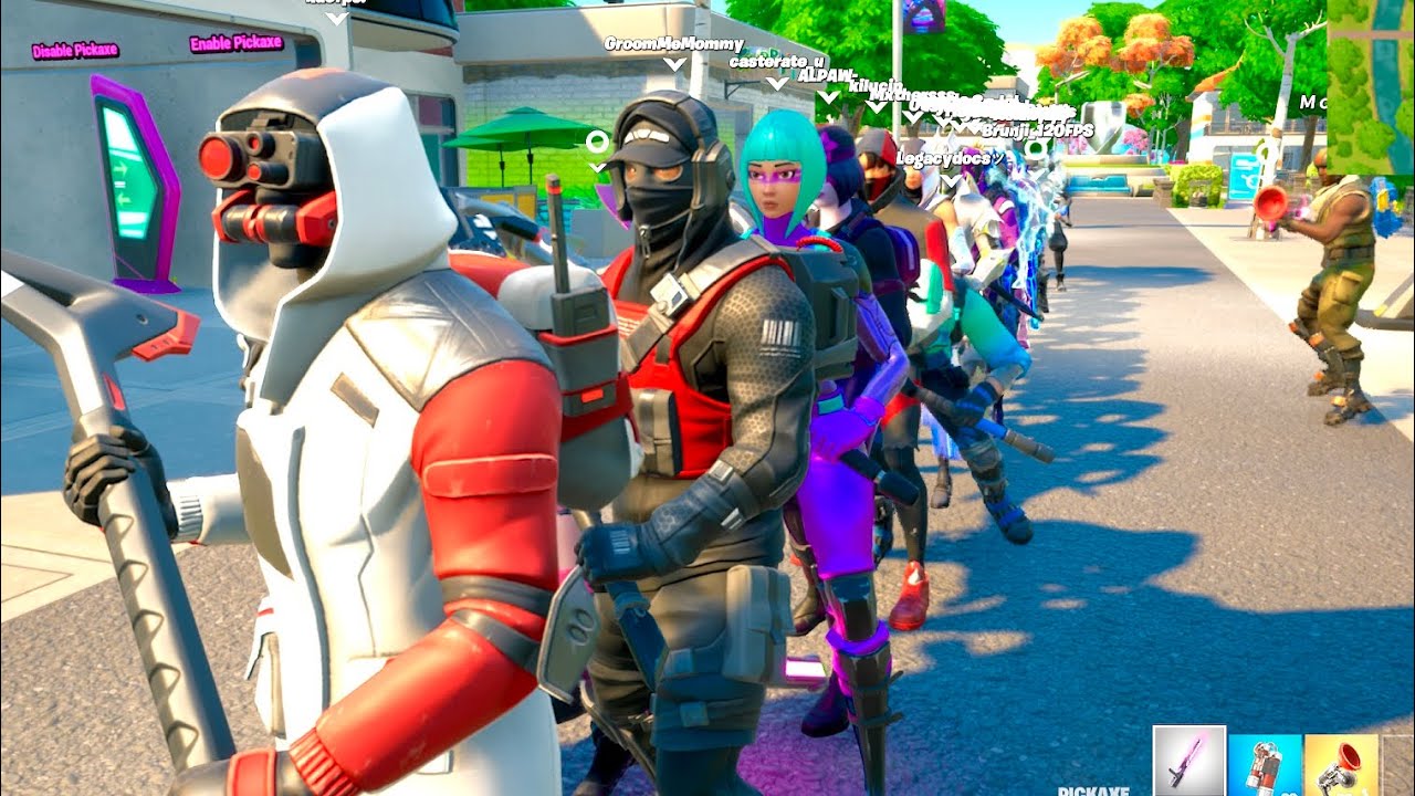 Every Fortnite EXCLUSIVE skin in one game - YouTube