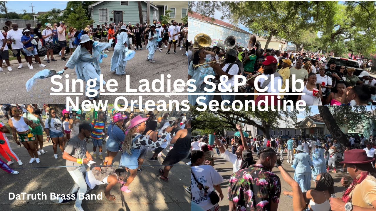 Single Ladies S&P Club| Uptown New Orleans Secondline| Footwork Battle ...