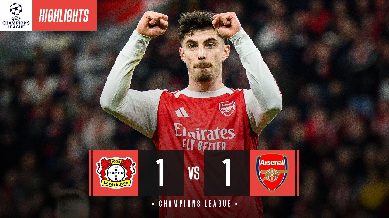 HAVERTZ SALVÓ AL ARSENAL EN EL FINAL: FUE 1-1 ANTE EL LEVERKUSEN EN ...