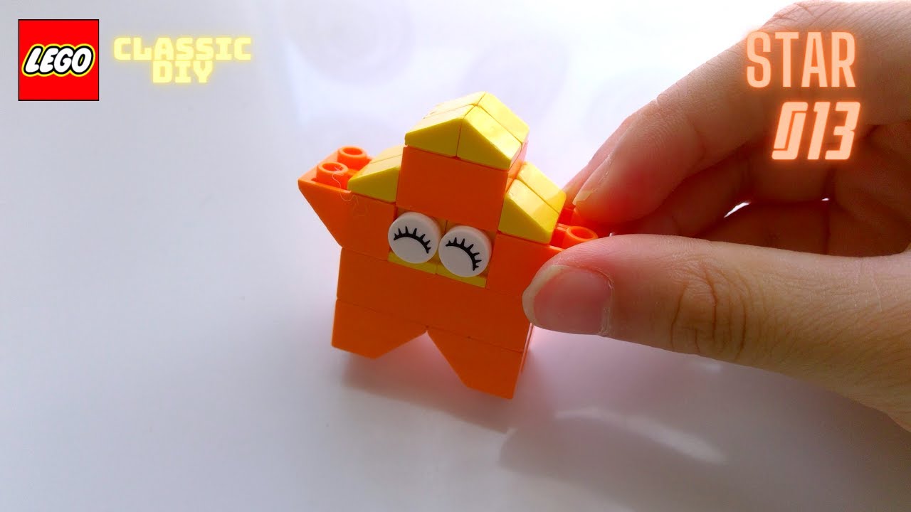 Lego Classic DIY Star Building Instructions 013 - YouTube