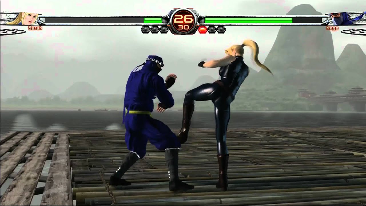 Virtua Fighter 5 FS (Sarah vs Kage) Rank Match - YouTube