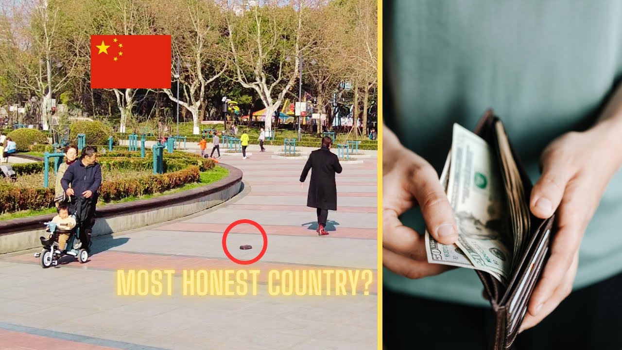 Wallet Dropping in Shanghai | (Social experiment) - YouTube