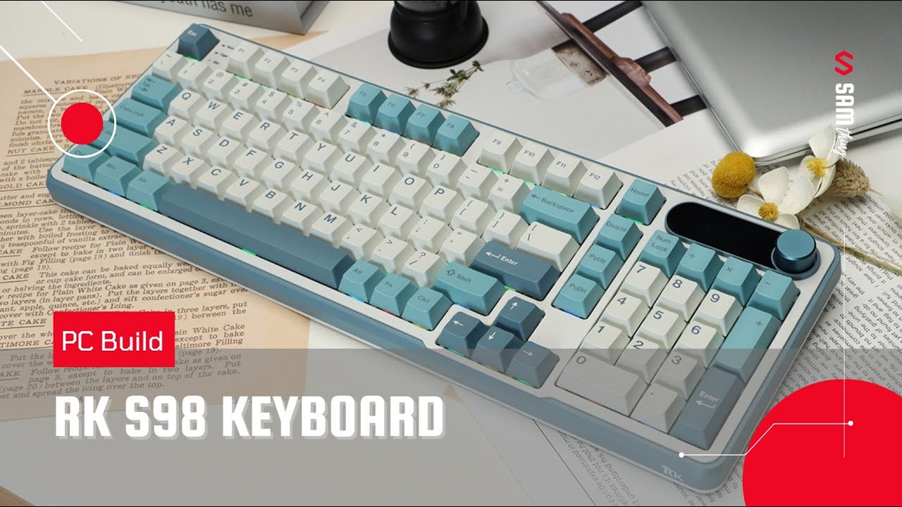 RK Royal Kludge S98 Wireless Mechanical Keyboard - YouTube