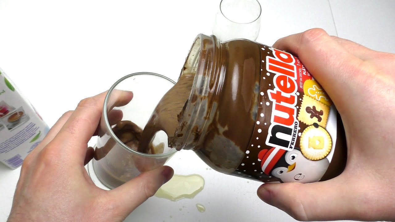 Nutella Soya Milk Experiment / Life Hack - YouTube