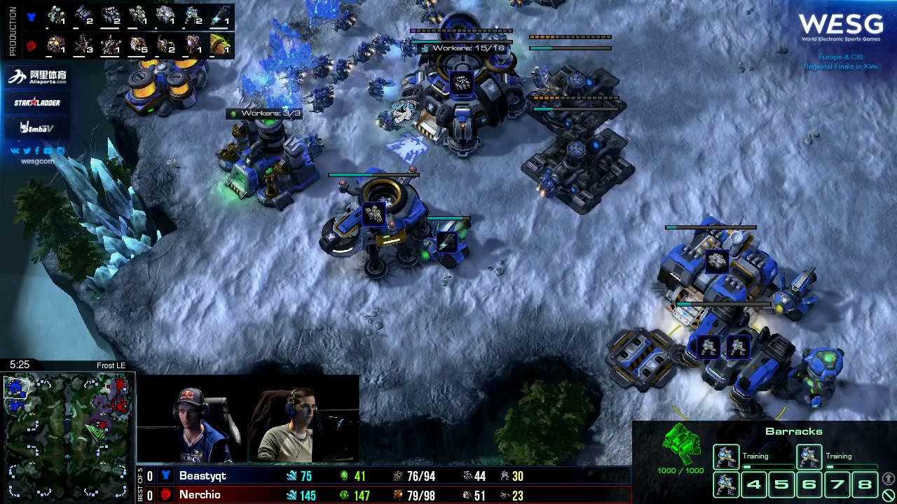 [EN] Beastyqt vs Nerchio, Semifinal, WESG 2016 StarCraft 2 Europe & CIS ...